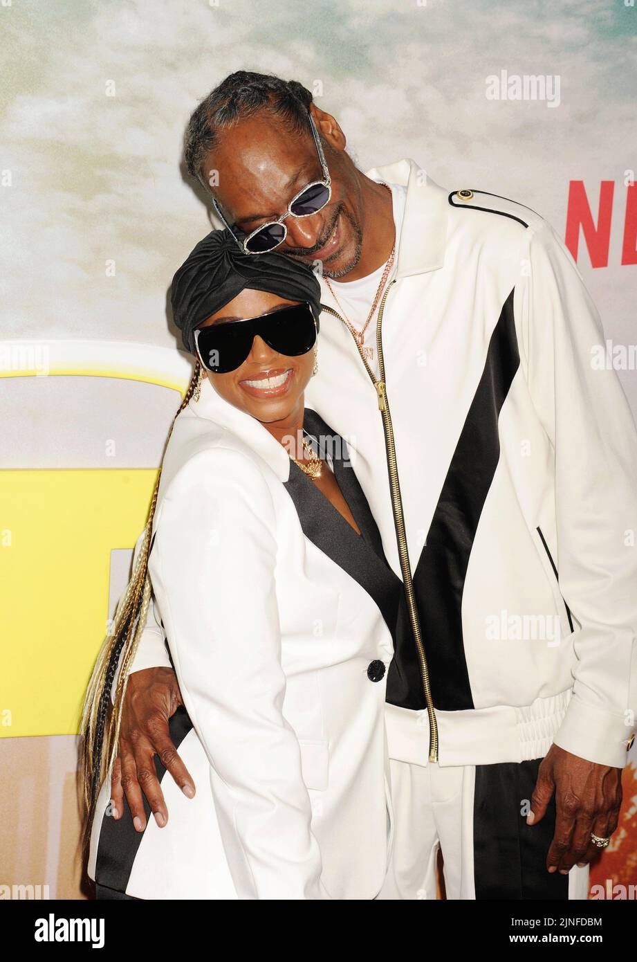 LOS ANGELES, CA - AUGUST 10: (L-R) Shante Monique Broadus and Snoop ...