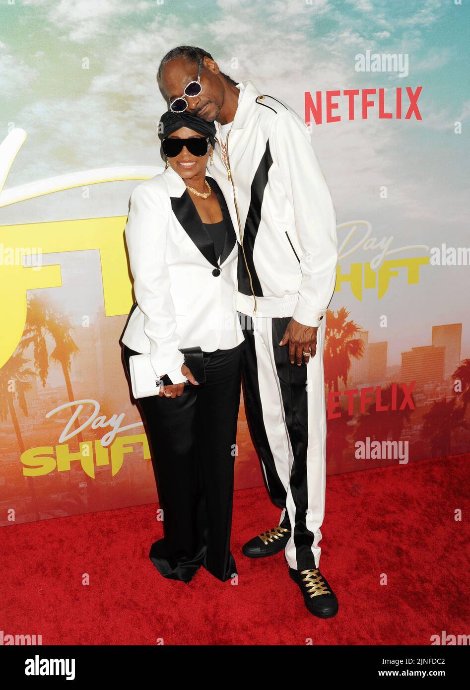 LOS ANGELES, CA - AUGUST 10: (L-R) Shante Monique Broadus and Snoop ...