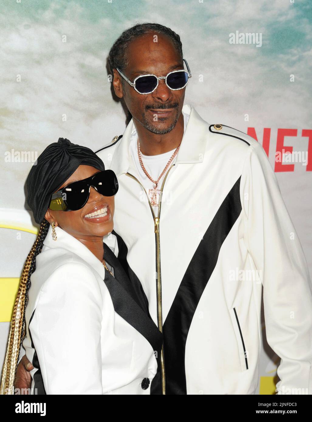 LOS ANGELES, CA - AUGUST 10: (L-R) Shante Monique Broadus and Snoop ...