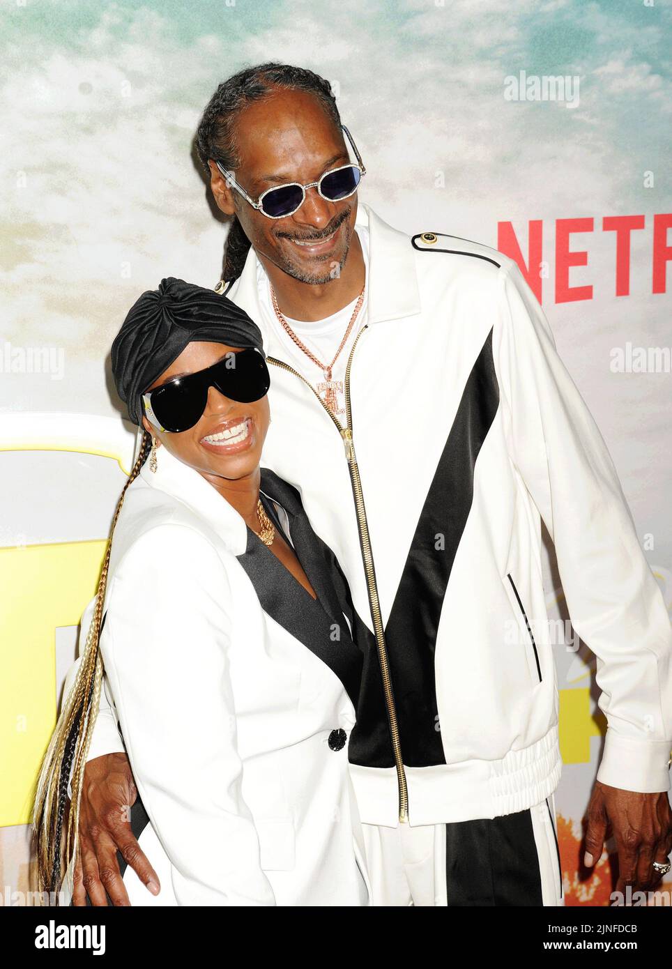 LOS ANGELES, CA - AUGUST 10: (L-R) Shante Monique Broadus and Snoop ...
