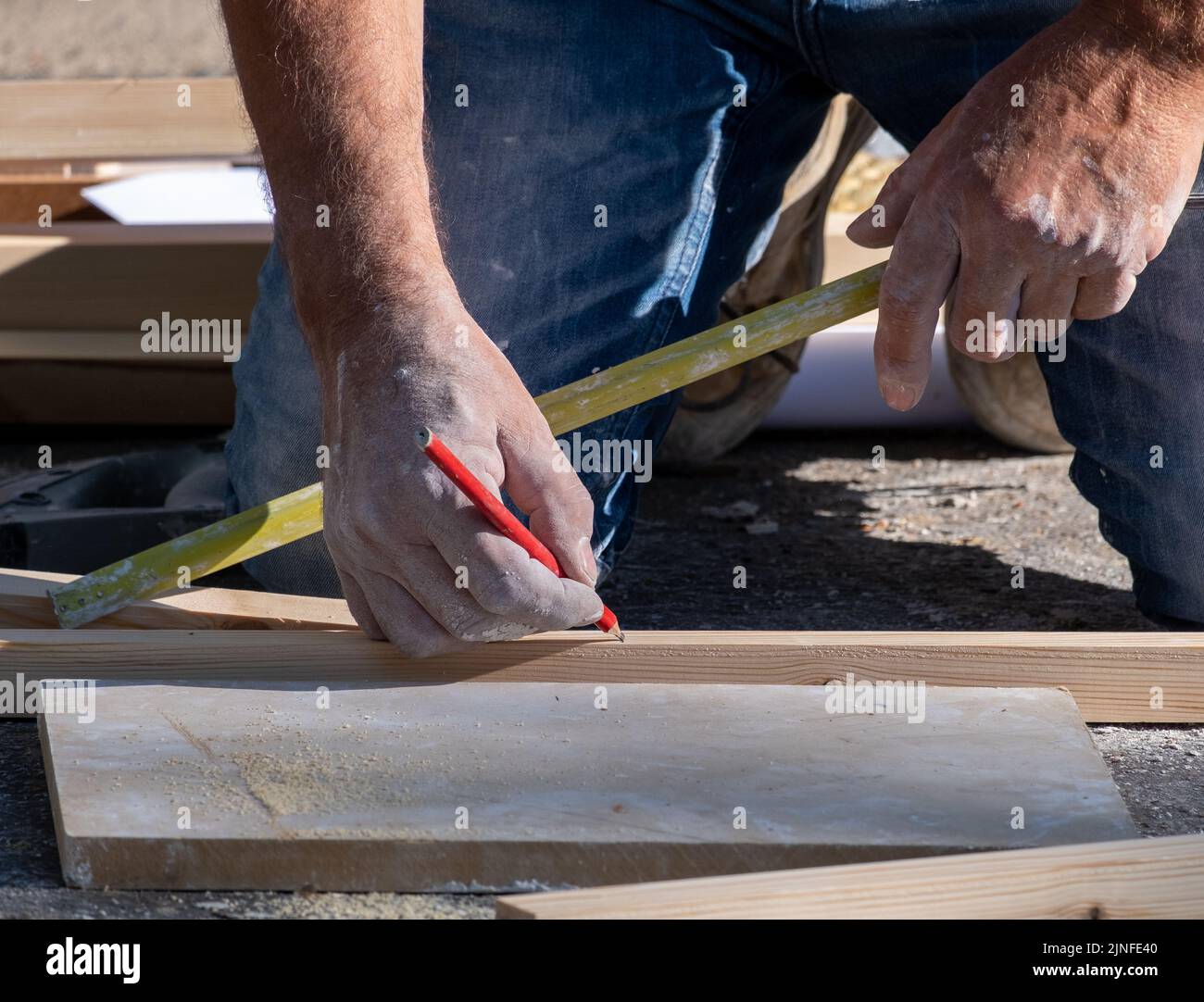 Concrete laying boards hi-res stock photography and images - Alamy