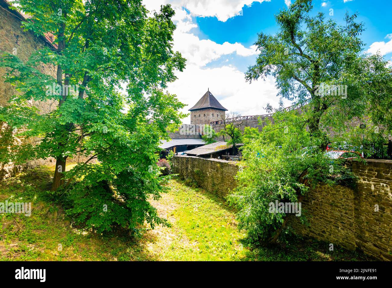 Medieval castle Helfstyn, Czech Republic. Ancient castle in gothic ...