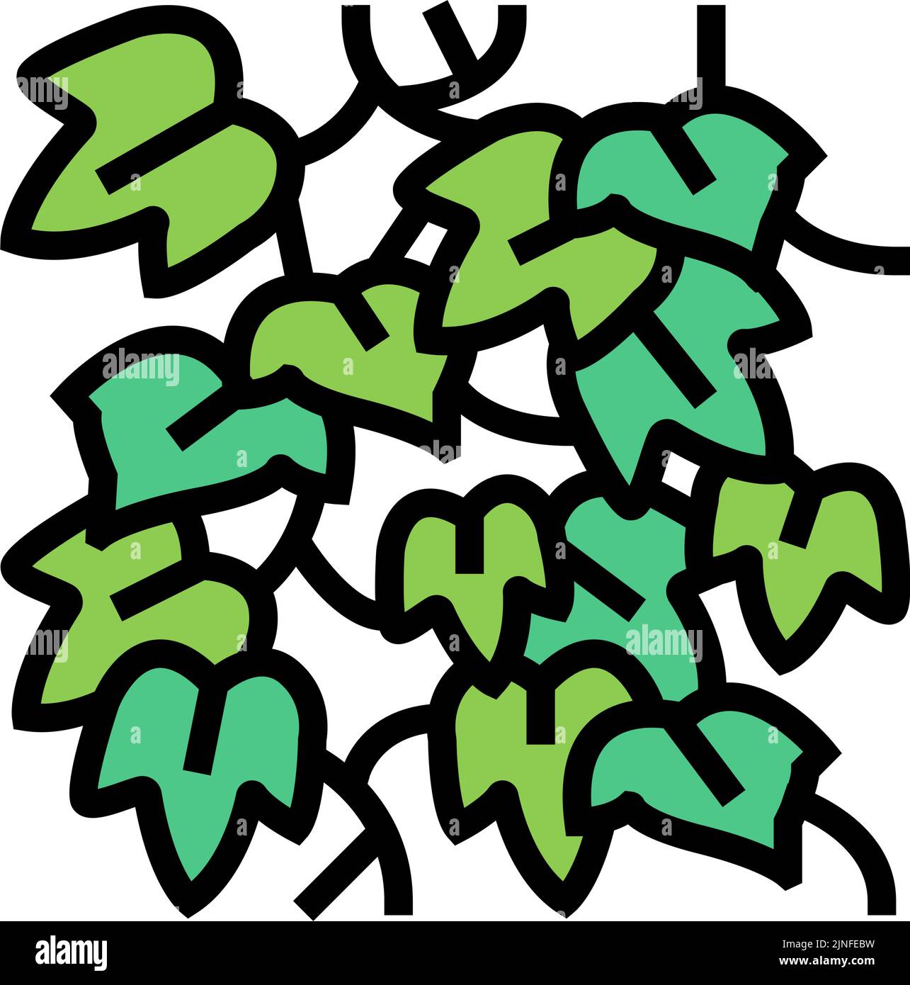 Poison ivy vine Stock Vector Images - Alamy