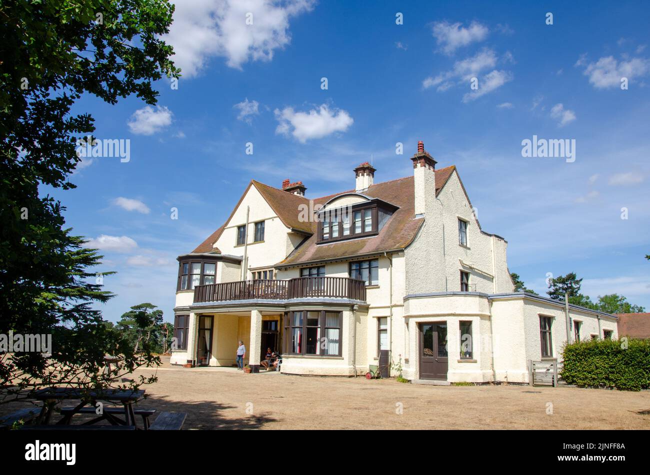 Tranmer House (formerly Sutton Hoo House) home of Edith Pretty on whose ...
