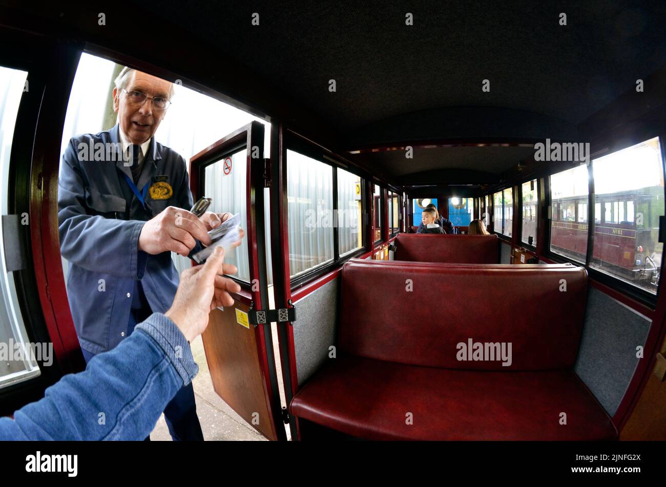 ticket inspection bure valley narrow guage railway aylsham norfolk ...