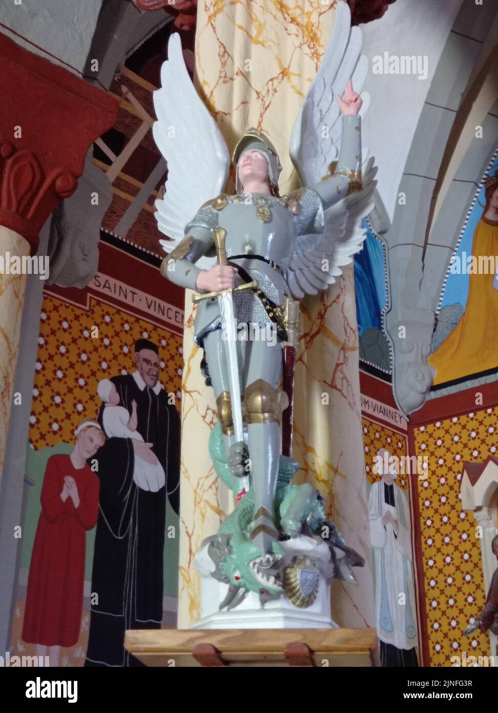 Église du Vieux Bourg à Saint Eloy-les-Mines, XI e siècle, Puy-De-Dôme ...
