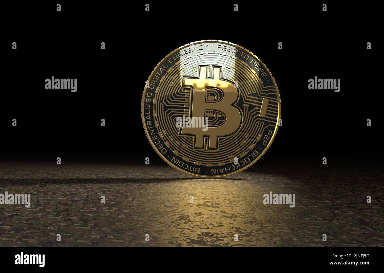 Bitcoin 3d visual studies hi-res stock photography and images - Alamy