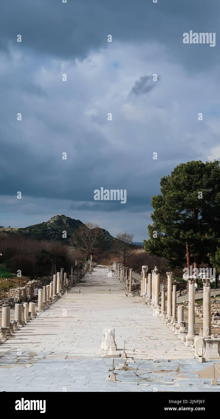 Marble street ancient ephesus hi-res stock photography and images - Alamy