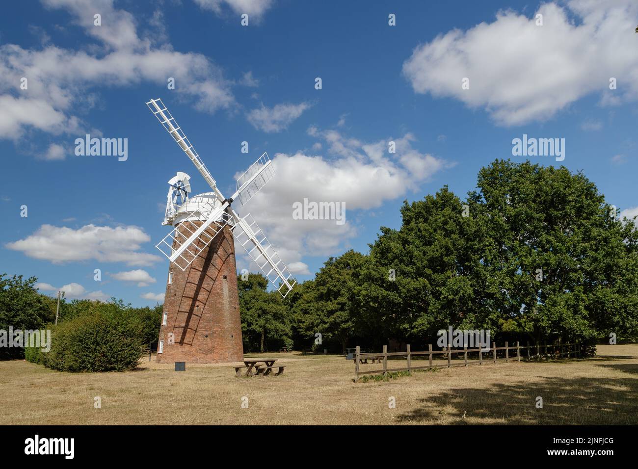 Fendick's Mill known as Dereham Windmill, a restored grade II listed ...