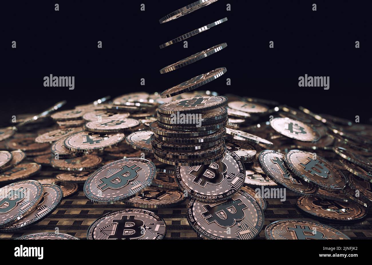 Binance coin logo 3d hi-res stock photography and images - Alamy