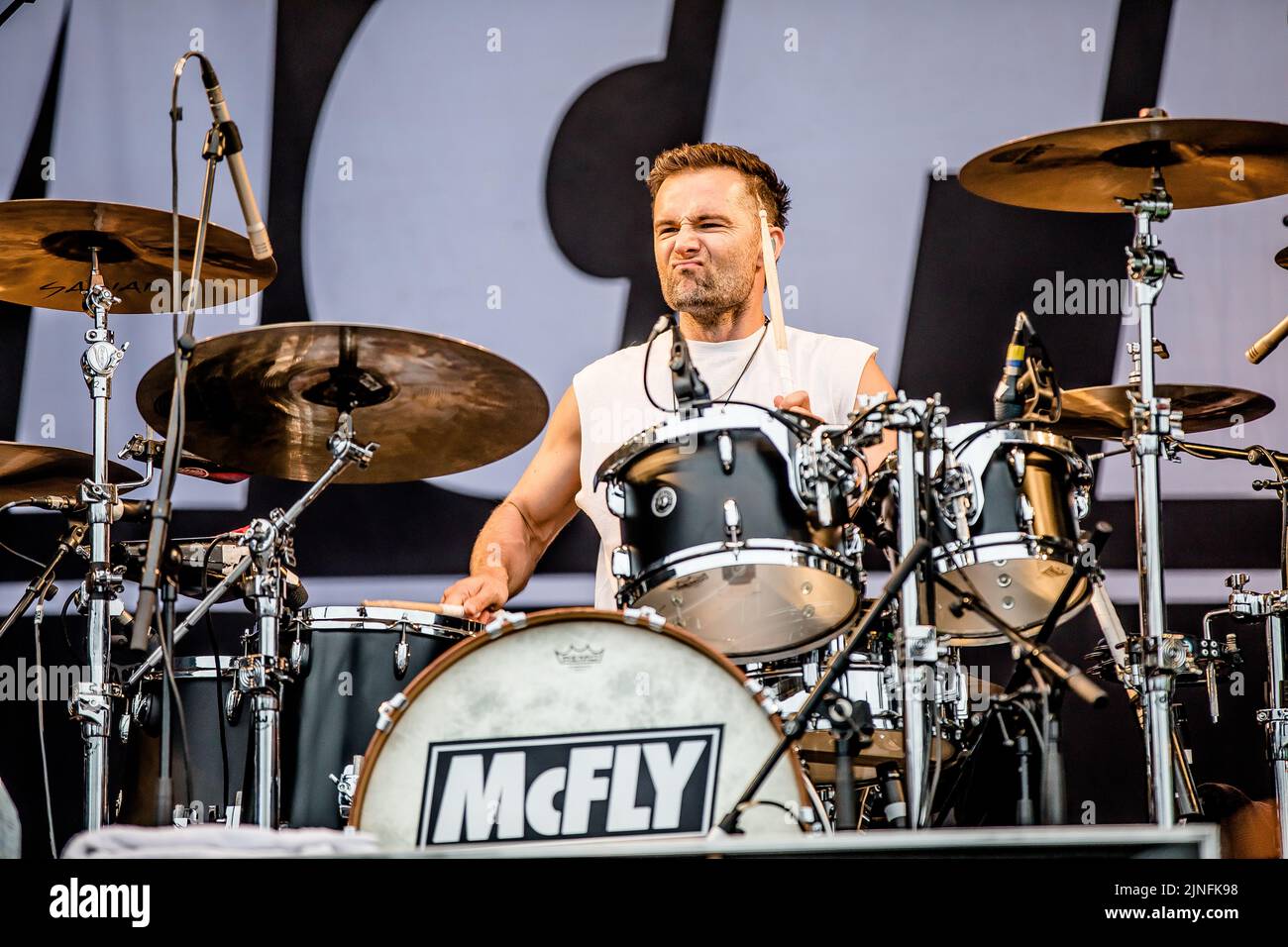 Tom Fletcher, Danny Jones, Dougie Poynter, and Harry Judd from McFly ...