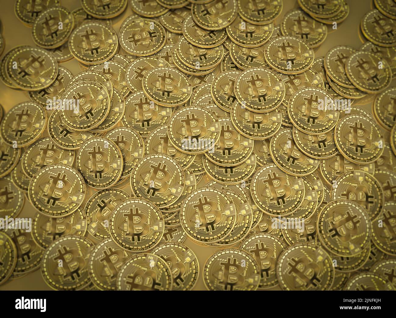 Bitcoin 3D visual Studies Stock Photo - Alamy