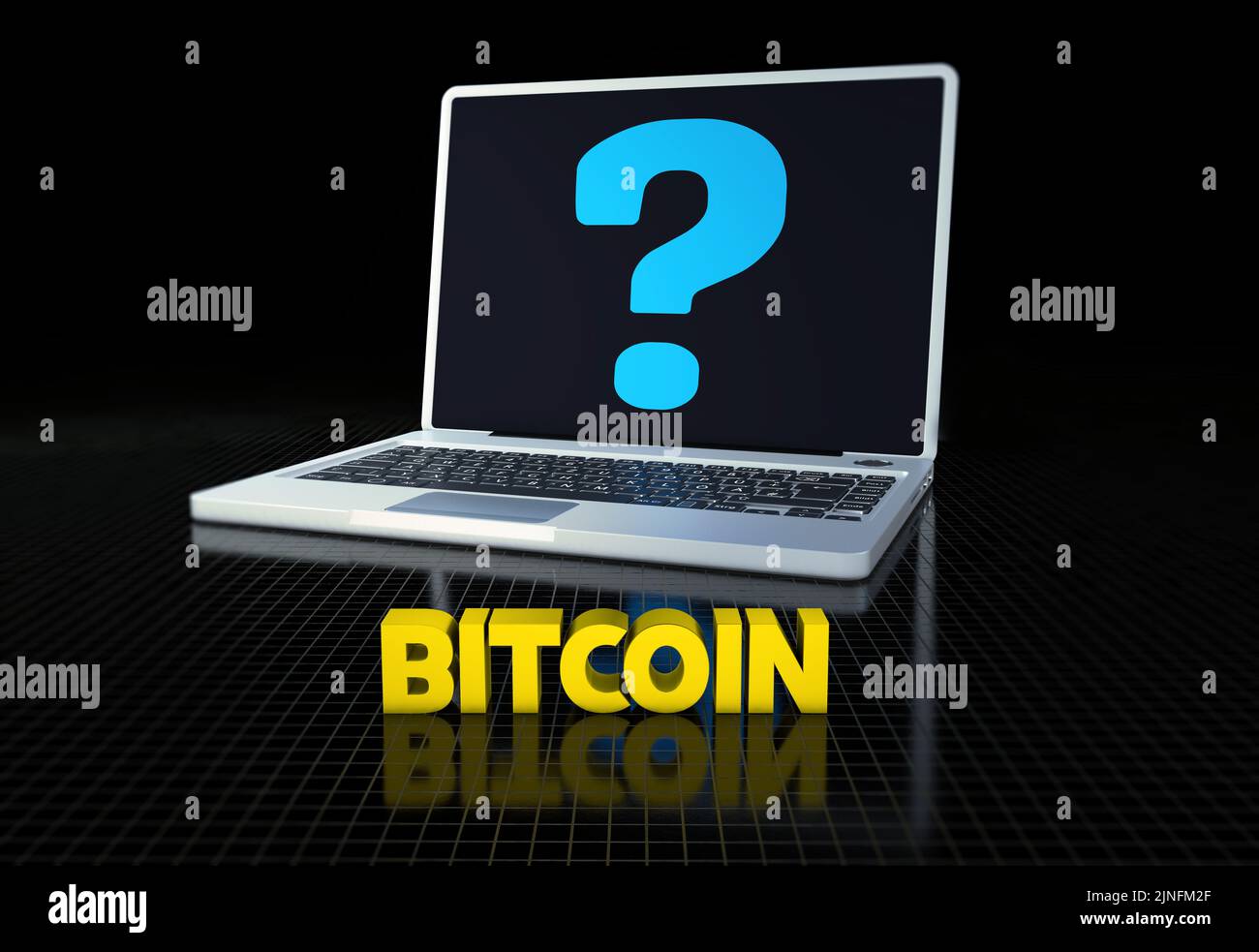 Bitcoin 3D visual Studies Stock Photo - Alamy