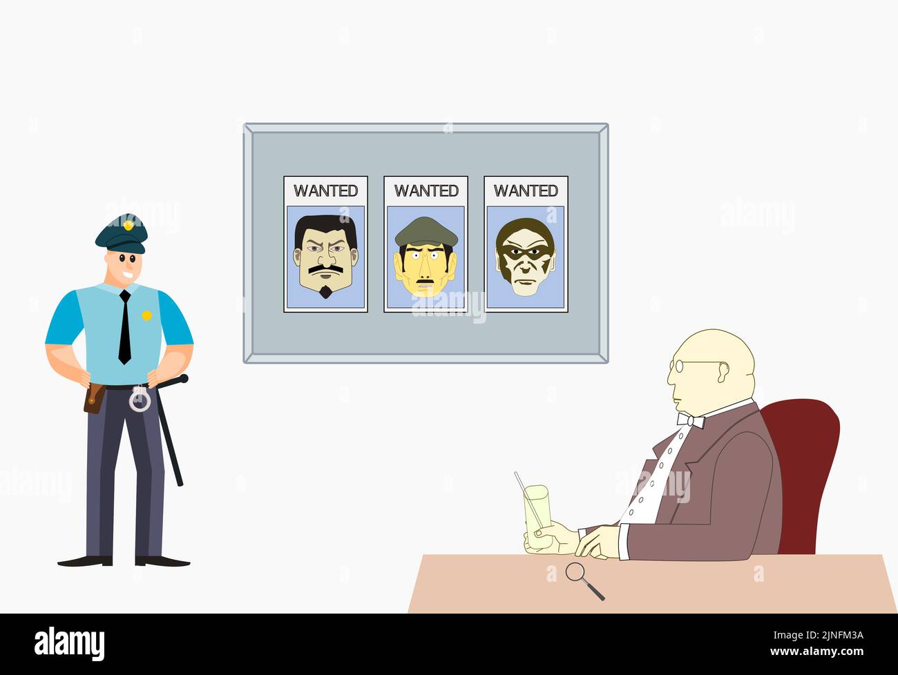 Wanted poster Stock Vector Images - Alamy