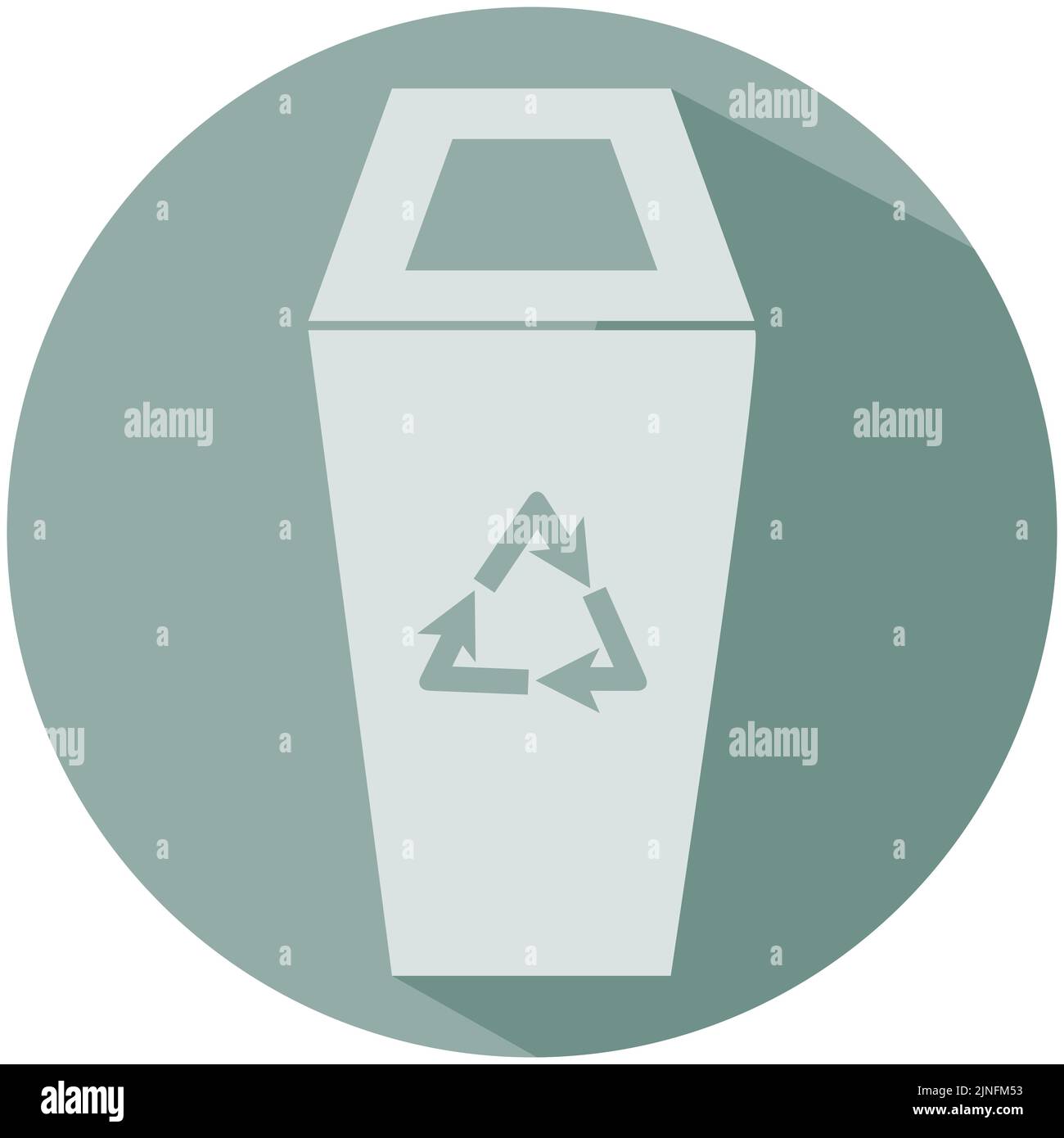 Garbage Can Icon Stock Vector Image & Art - Alamy