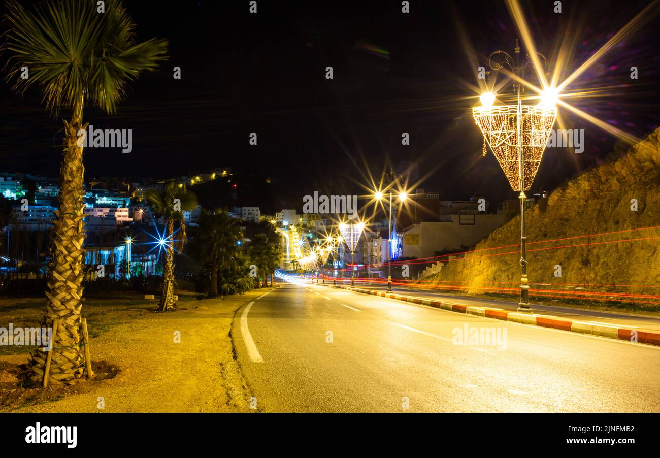 Al Hoceima, Morocco - 15 January 2022 : Streets of Al Hoceima city by ...