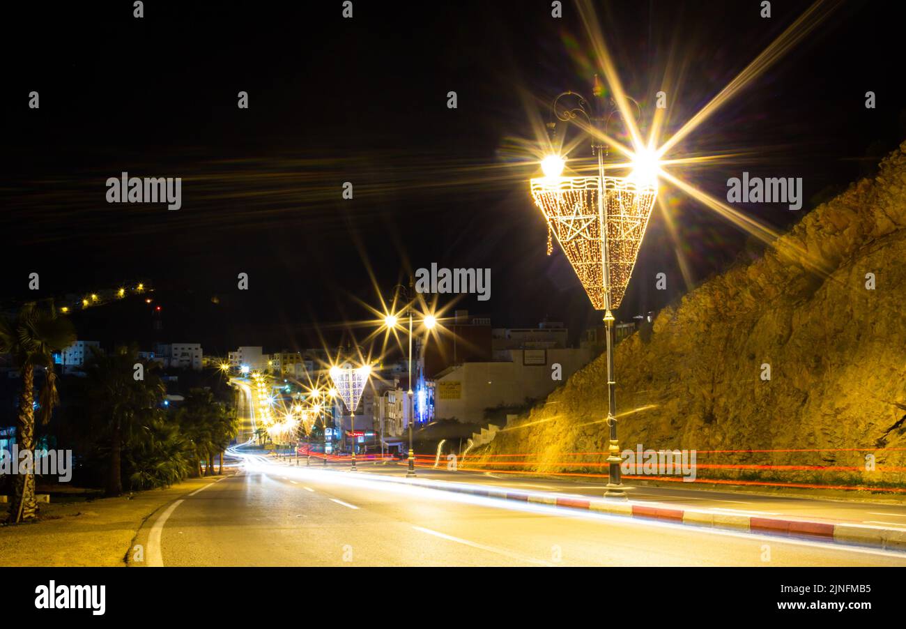 Al Hoceima, Morocco - 15 January 2022 : Streets of Al Hoceima city by ...