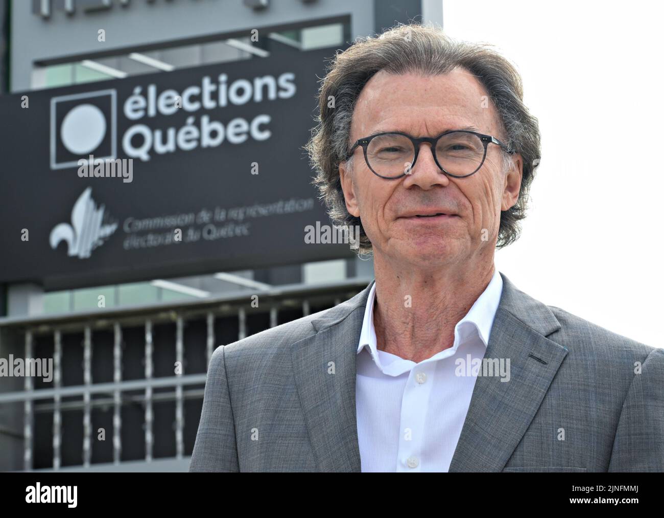 Quebec's chief electoral officer Pierre Reid is shown Friday, August 5 ...