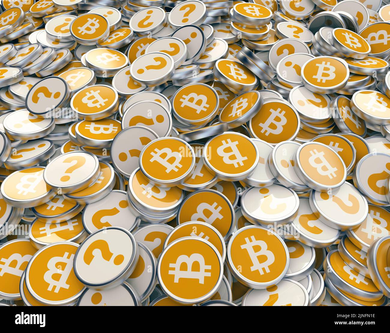 Bitcoin 3D visual Studies Stock Photo - Alamy