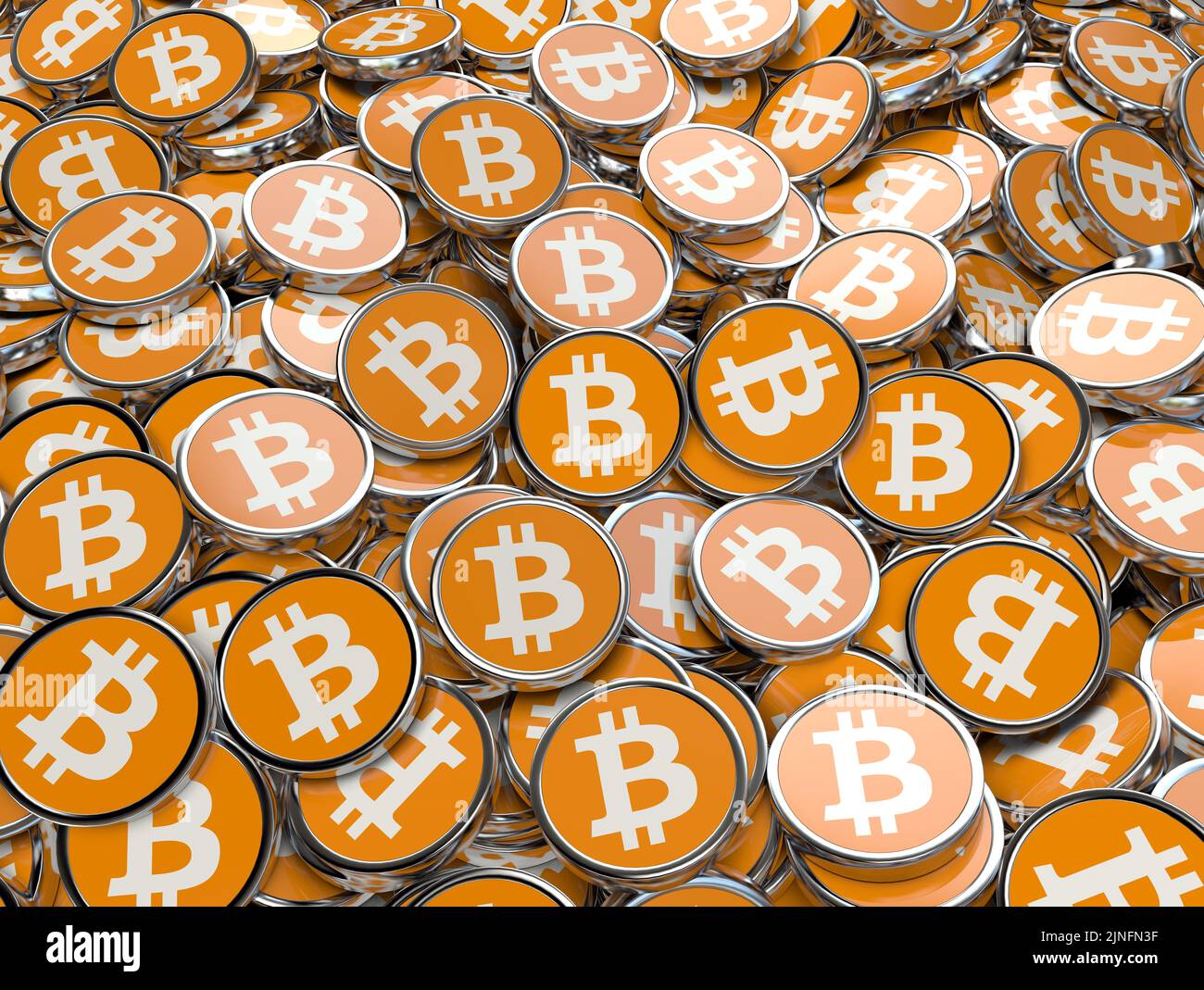 Bitcoin 3D visual Studies Stock Photo - Alamy