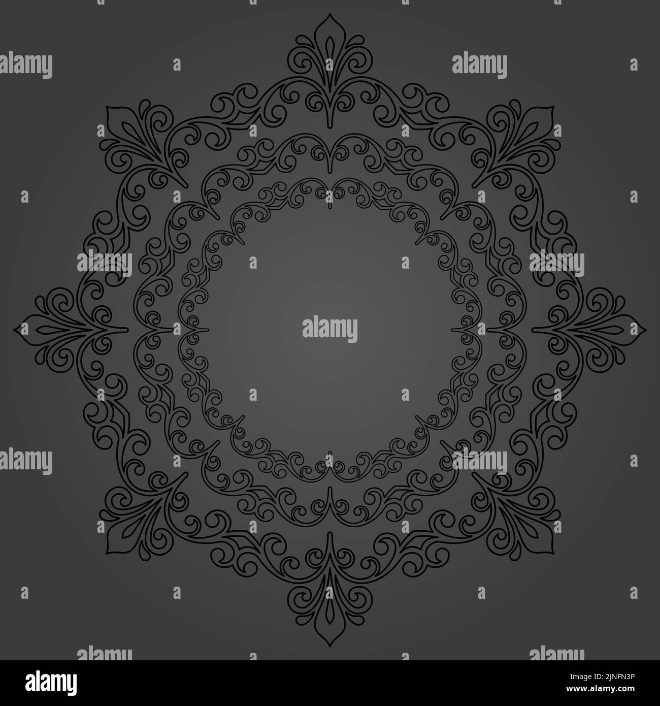 Decorative elements in baroque style victorian ornament hi-res stock ...