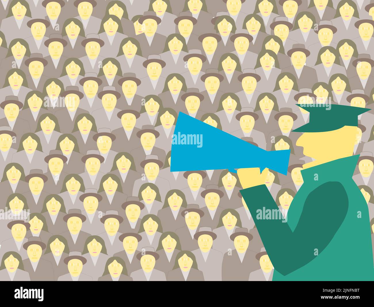 Public speaking crowd Stock Vector Images - Alamy