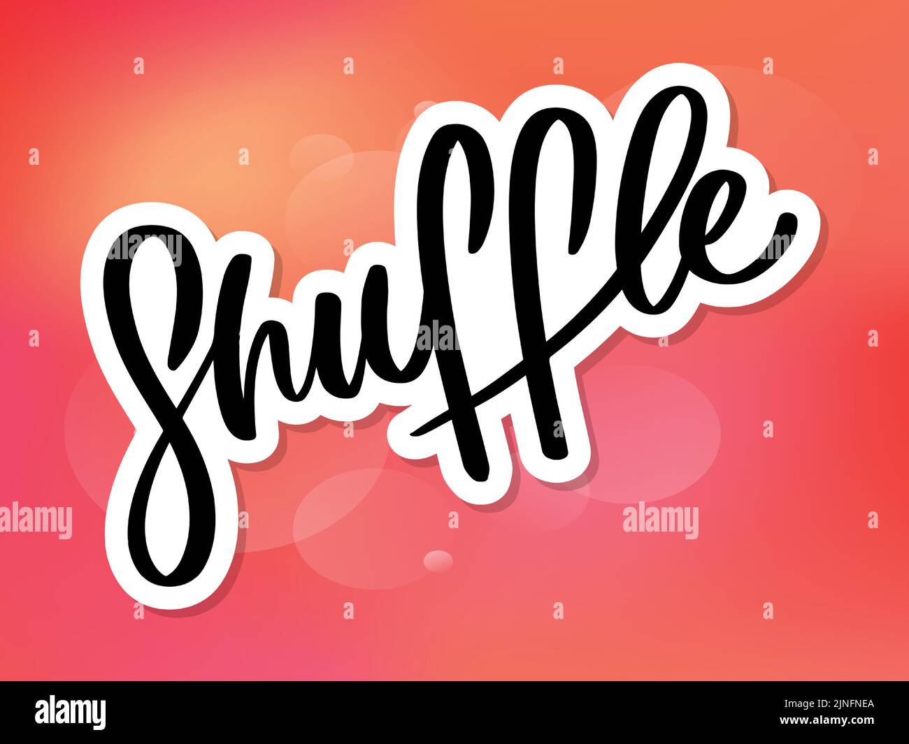 Shuffle dance letter. Abstract modern art design. Banner Stock Vector ...