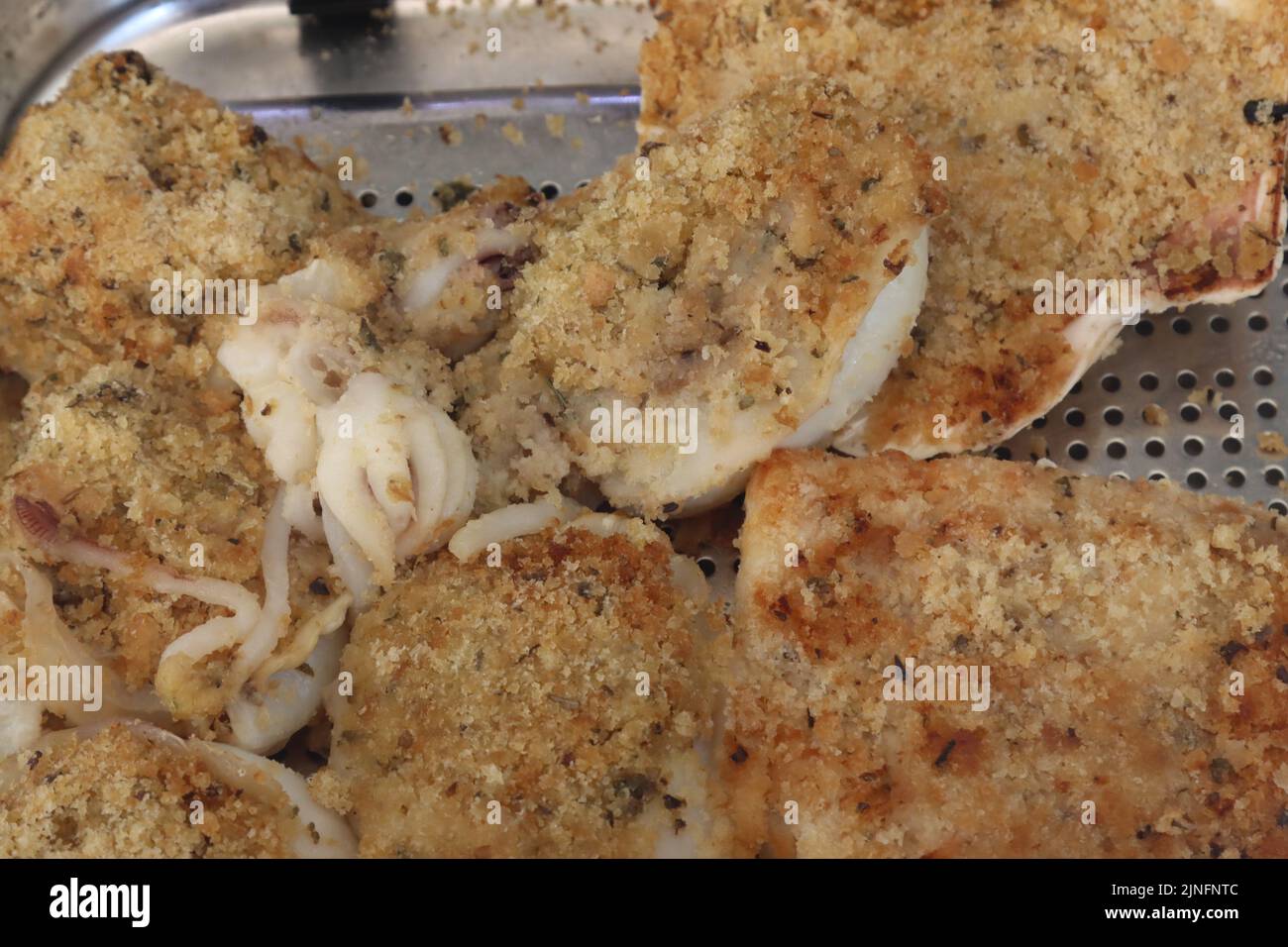 Tasty battered and fried fish fillets Stock Photo - Alamy