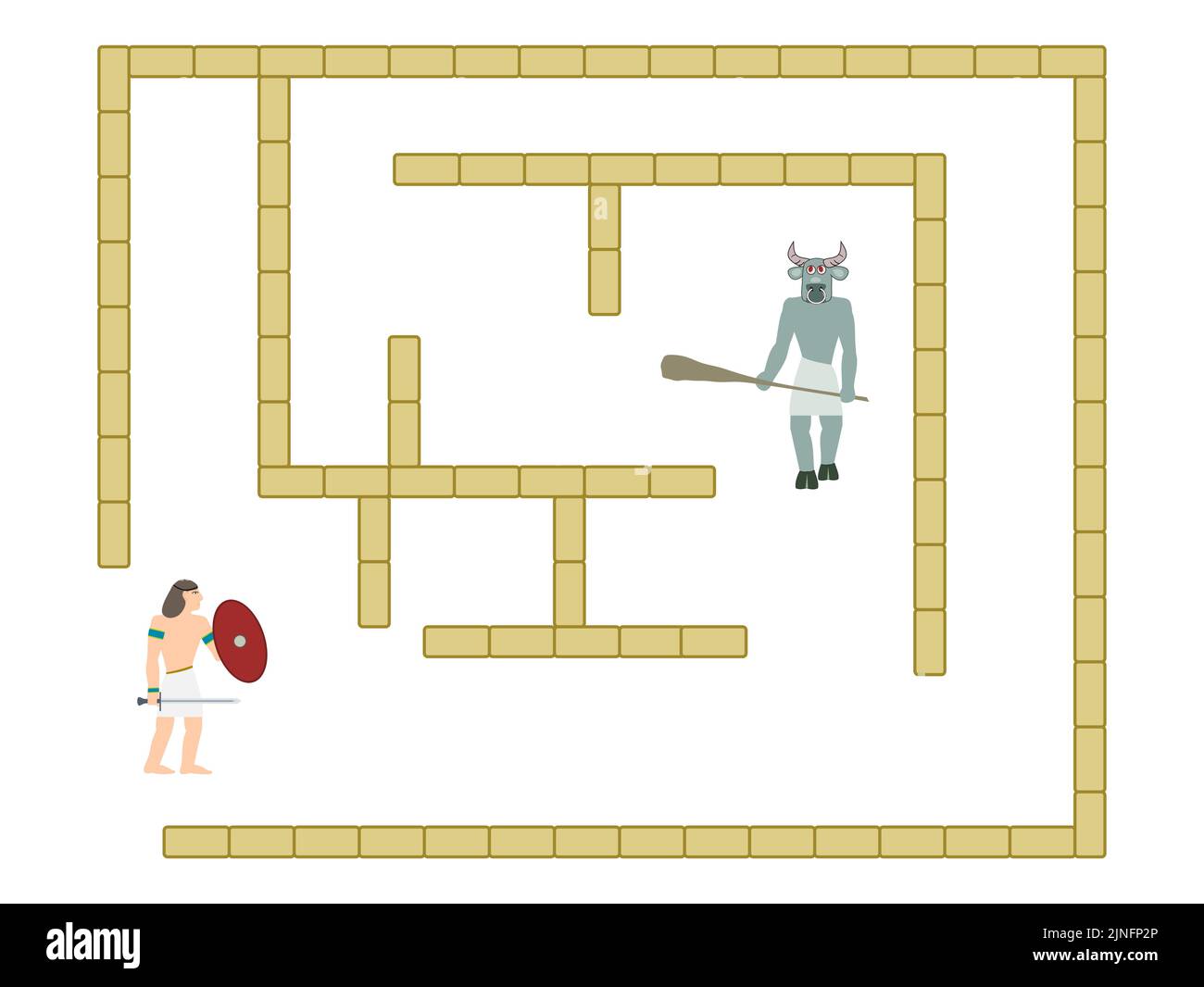 Minotaur Labyrinth Game