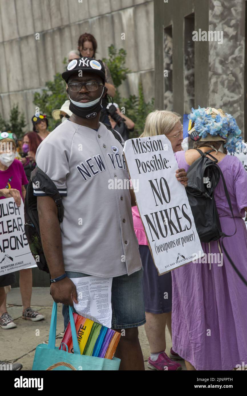 Coalition of antiwar and anti-nuclear weapon groups demonstrate for ...