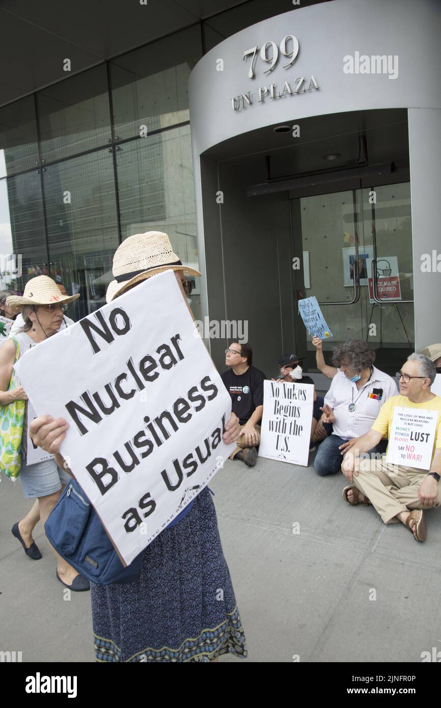 Coalition of antiwar and anti-nuclear weapon groups demonstrate for ...