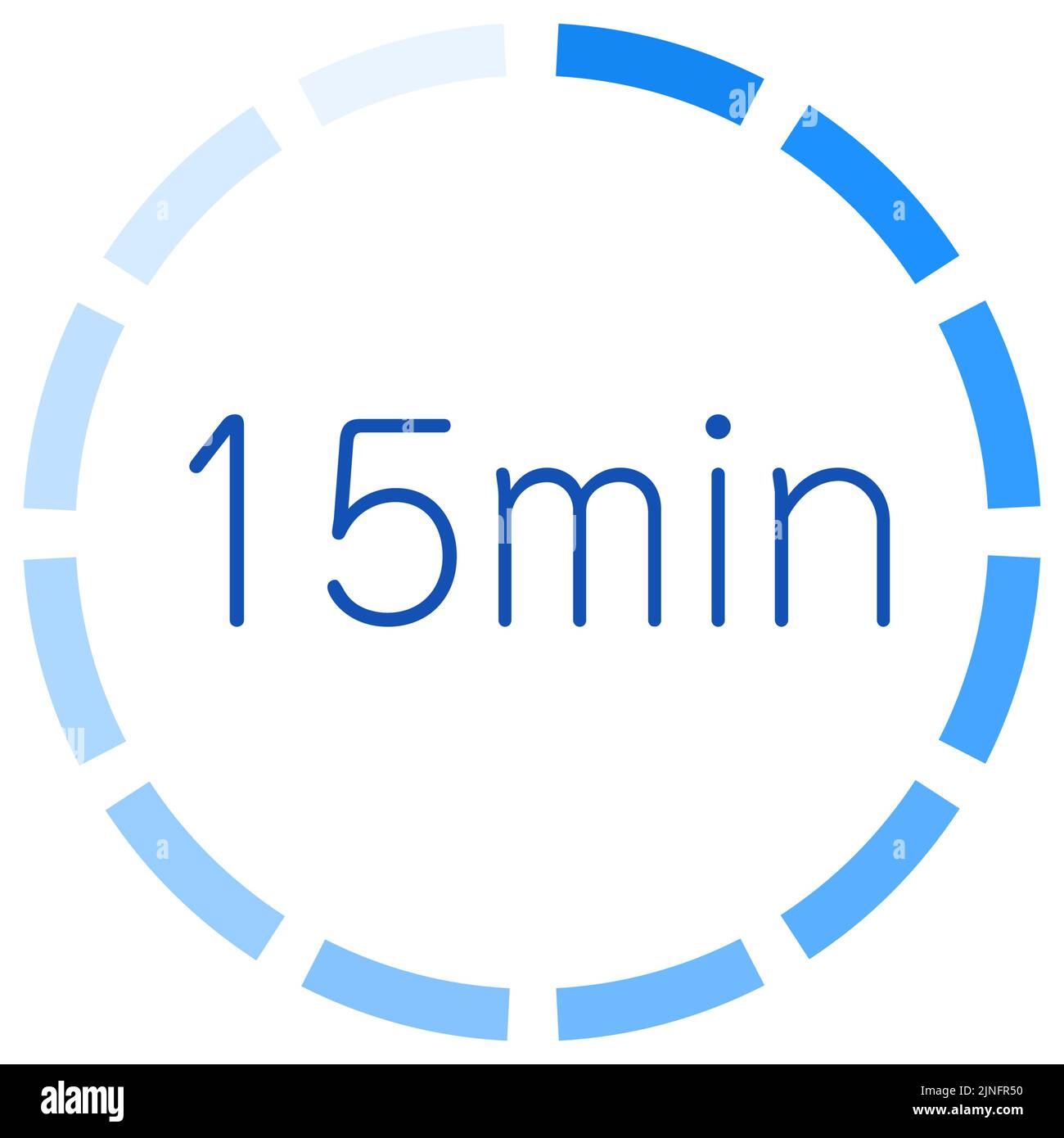 Estimated time required icon vector illustration Stock Vector Image ...