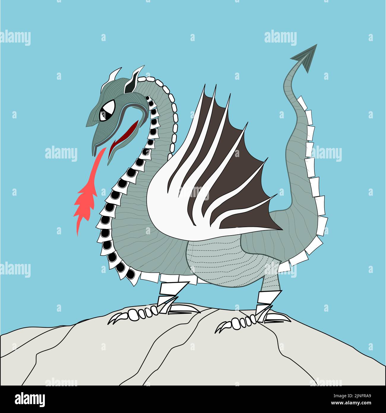 Creature monster dragon beast hi-res stock photography and images - Alamy