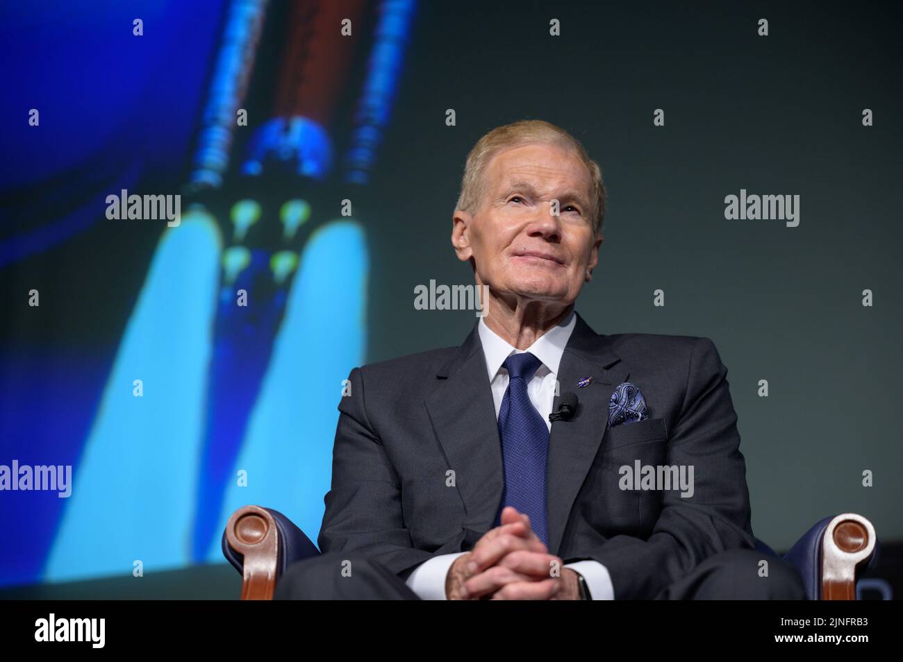 NASA Administrator Bill Nelson speaks during a NASA briefing on the ...