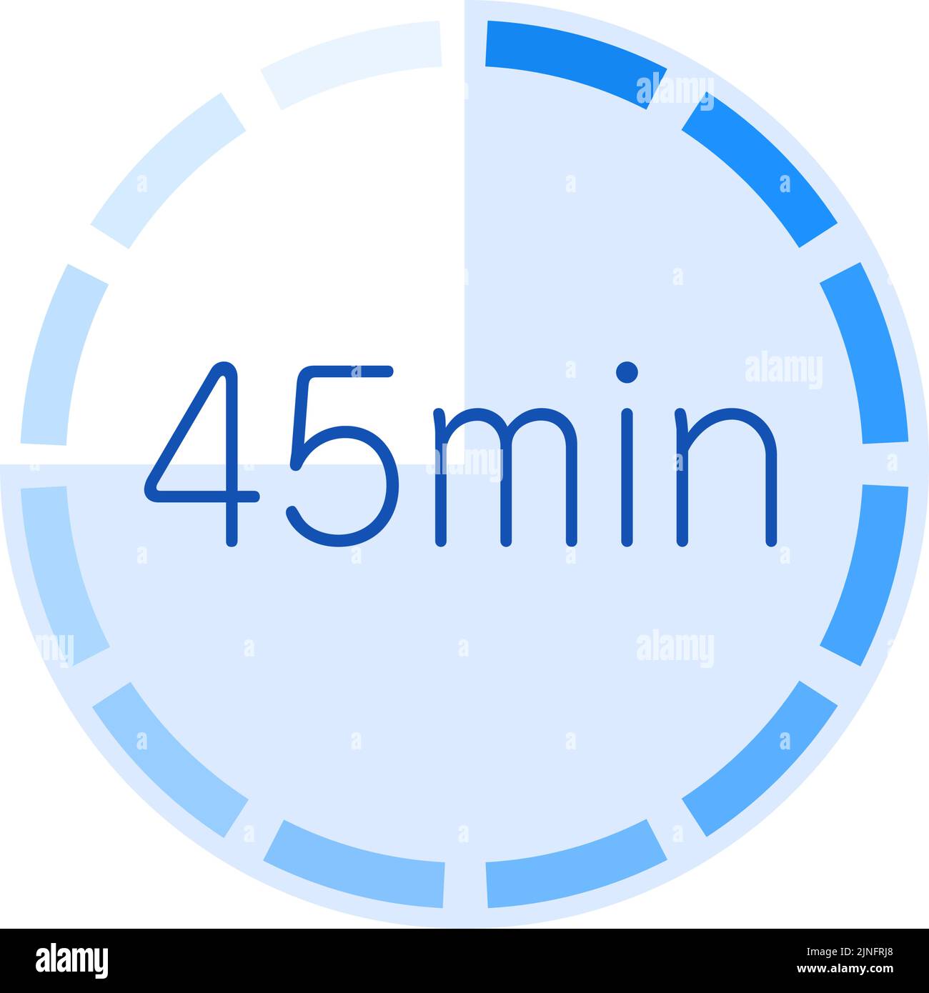 Estimated time required icon vector illustration Stock Vector Image ...