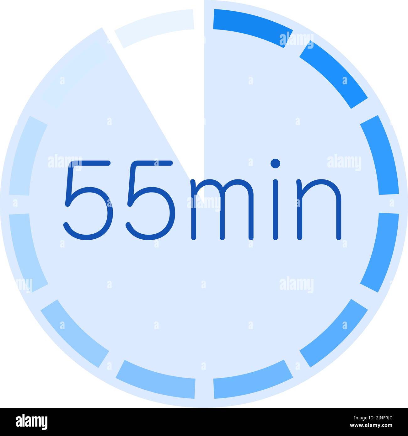 Estimated time required icon vector illustration Stock Vector Image ...