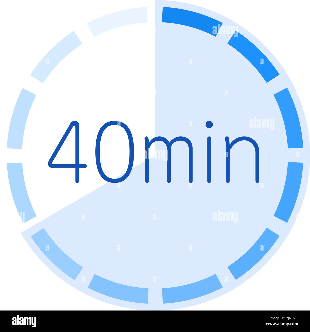 Estimated time required icon vector illustration Stock Vector Image ...