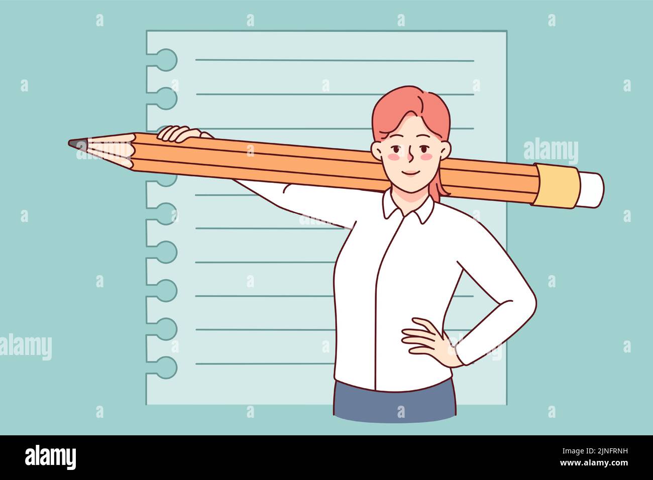 The big editor Stock Vector Images - Alamy