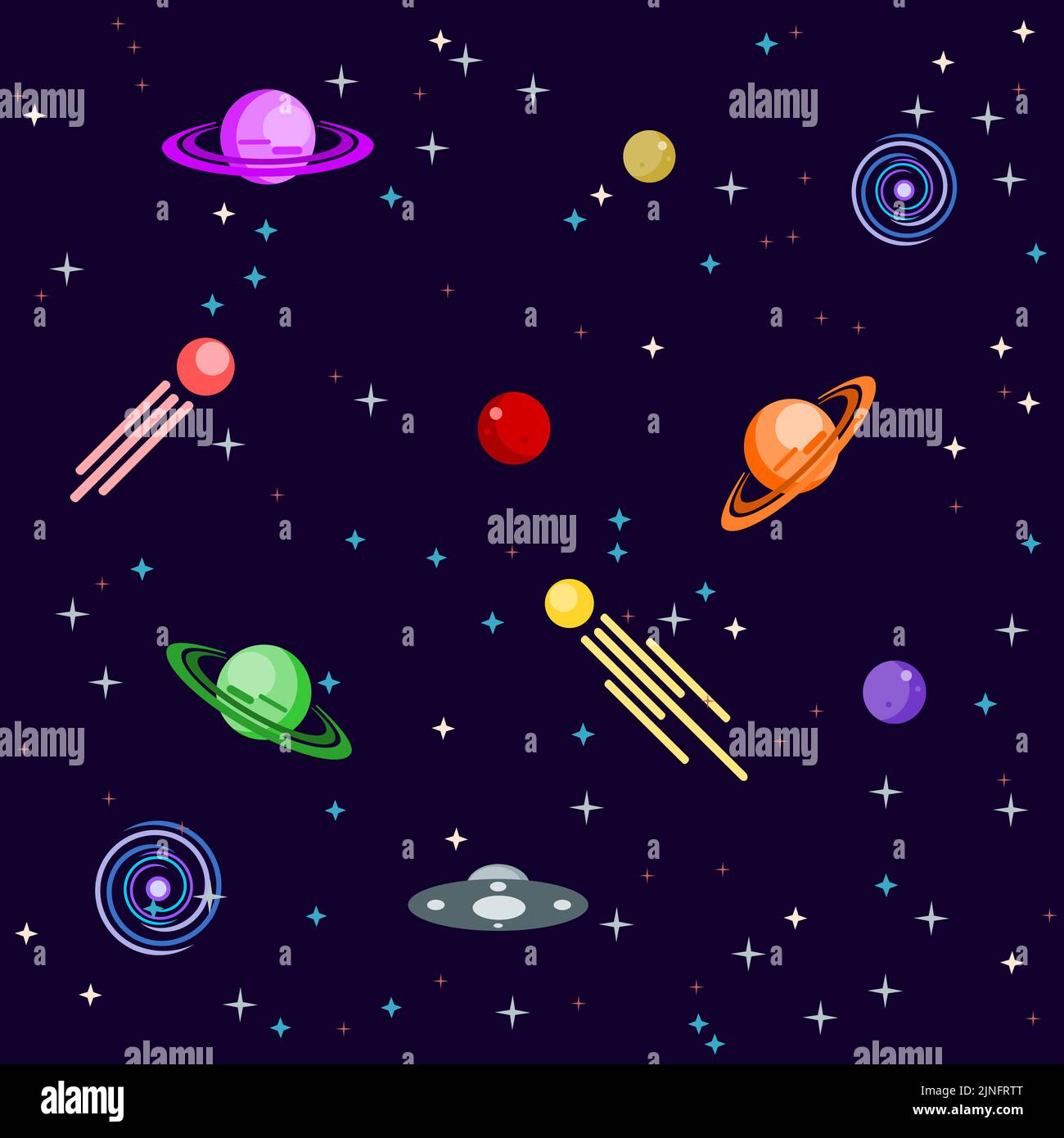 Space ufo planets Stock Vector Images - Alamy