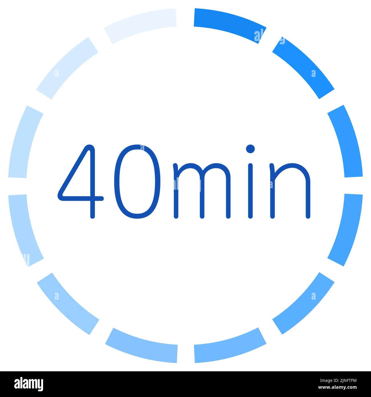 Estimated time required icon vector illustration Stock Vector Image ...