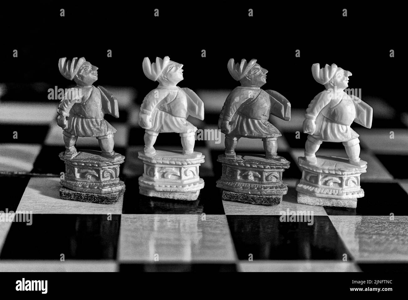 Chess figure drawing hi-res stock photography and images - Alamy