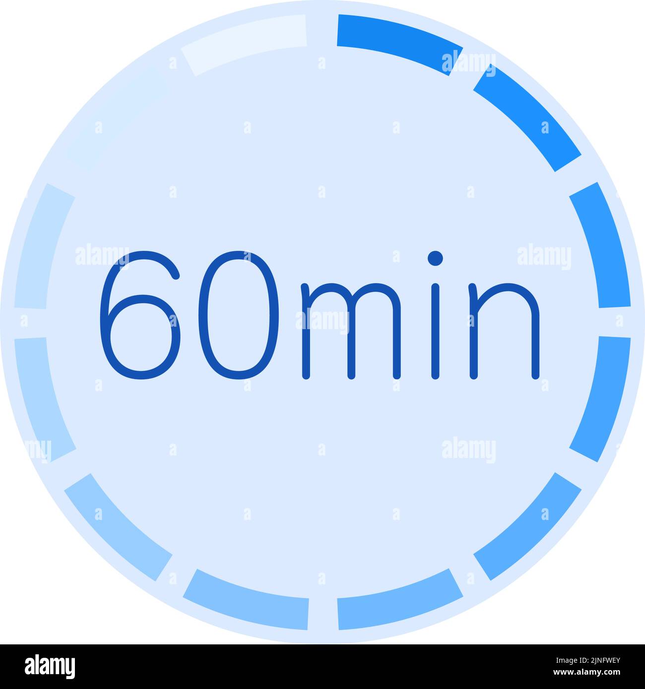 Estimated time required icon vector illustration Stock Vector Image ...