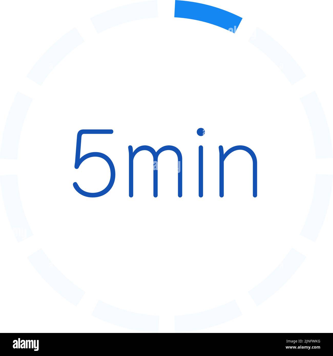 Estimated time required icon vector illustration Stock Vector Image ...