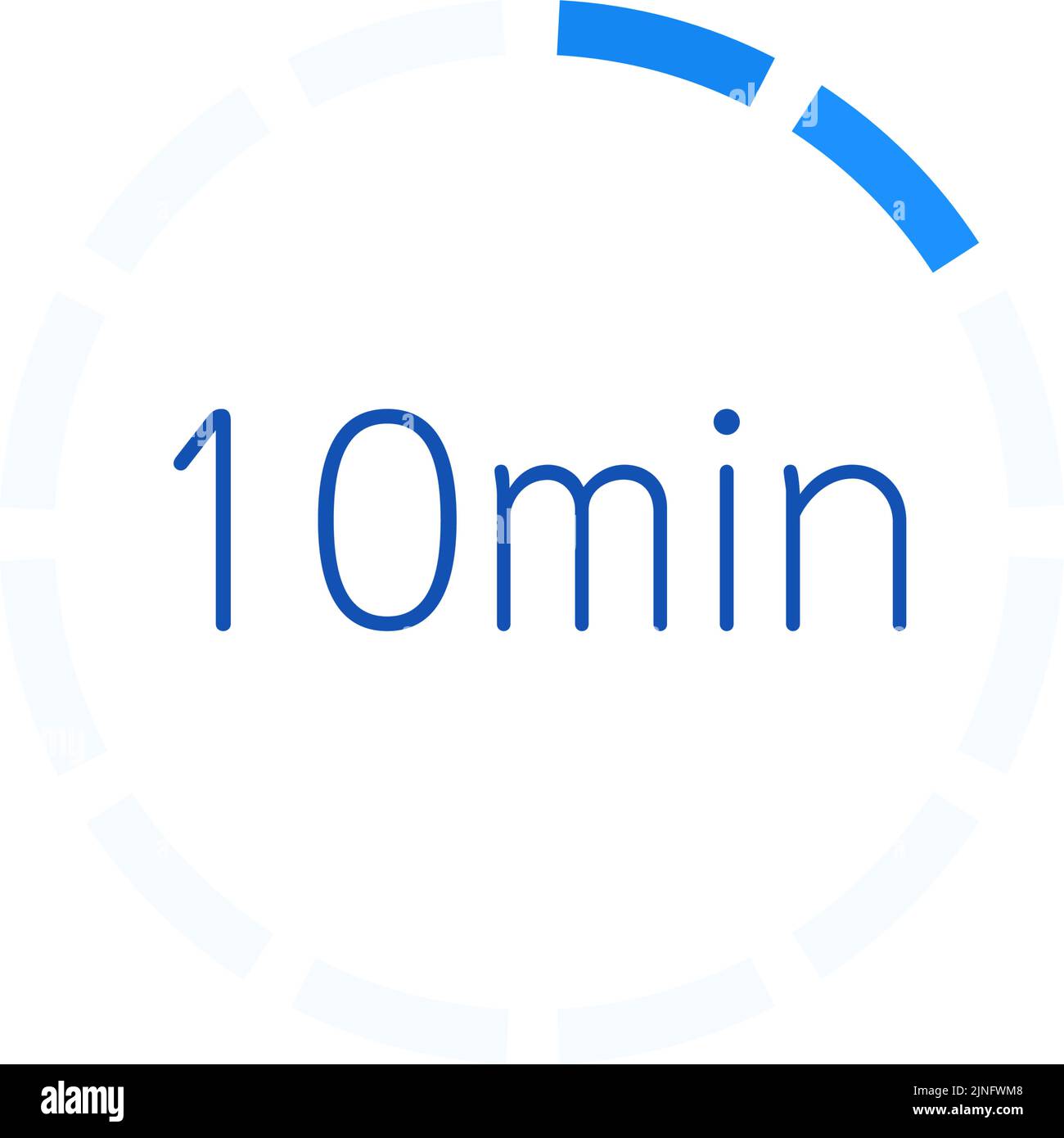 Estimated time required icon vector illustration Stock Vector Image ...