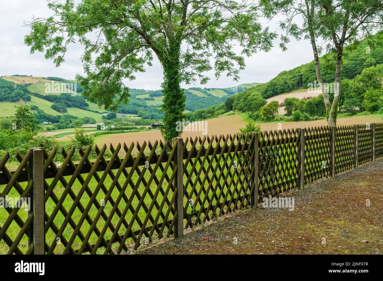 Welsh countryside near Devil's Bridge village, Wales, UK Stock Photo ...