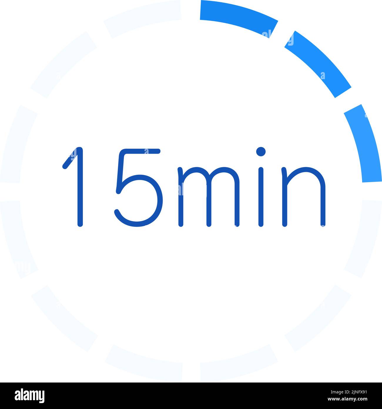 Estimated time required icon vector illustration Stock Vector Image ...