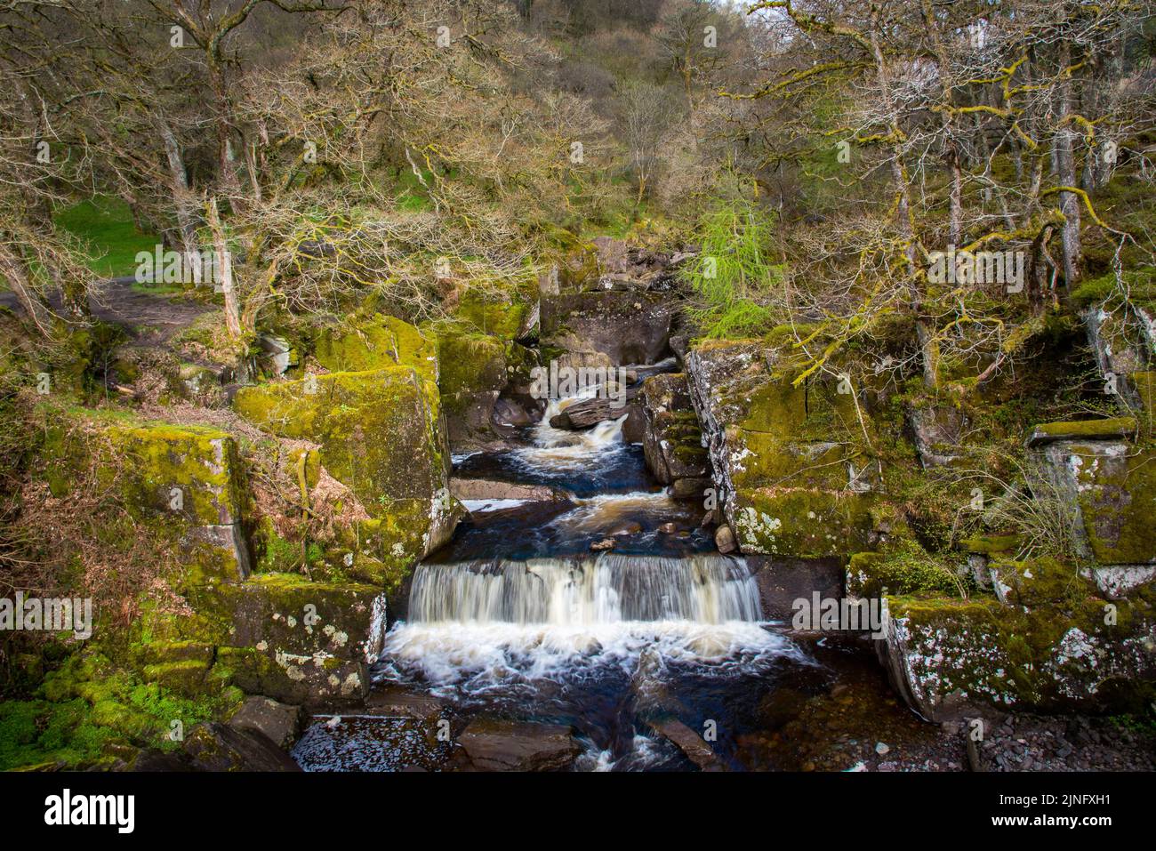 Waterfall callander trossachs hi-res stock photography and images - Alamy