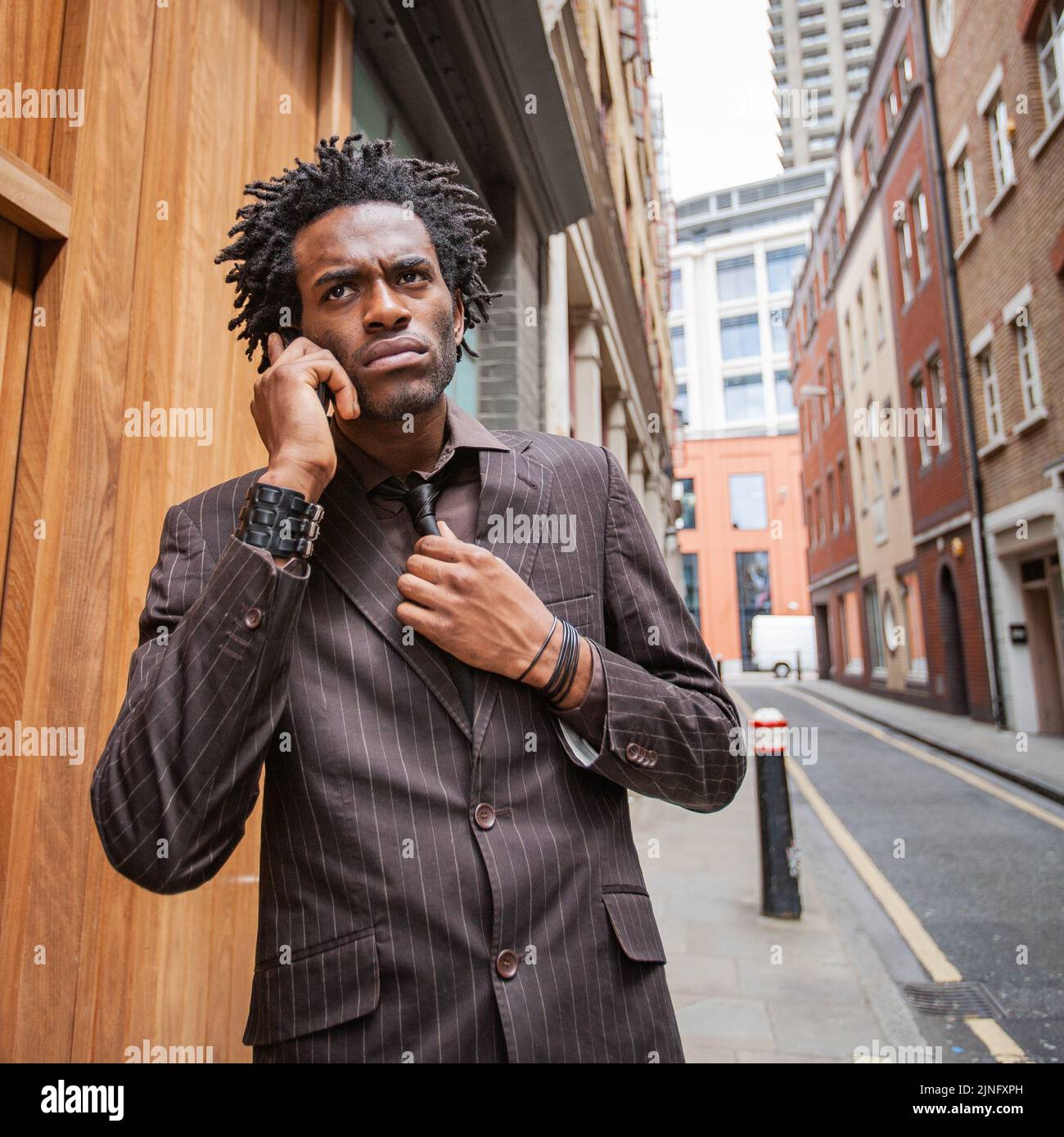 London Real Estate. A young professional London estate agent working ...