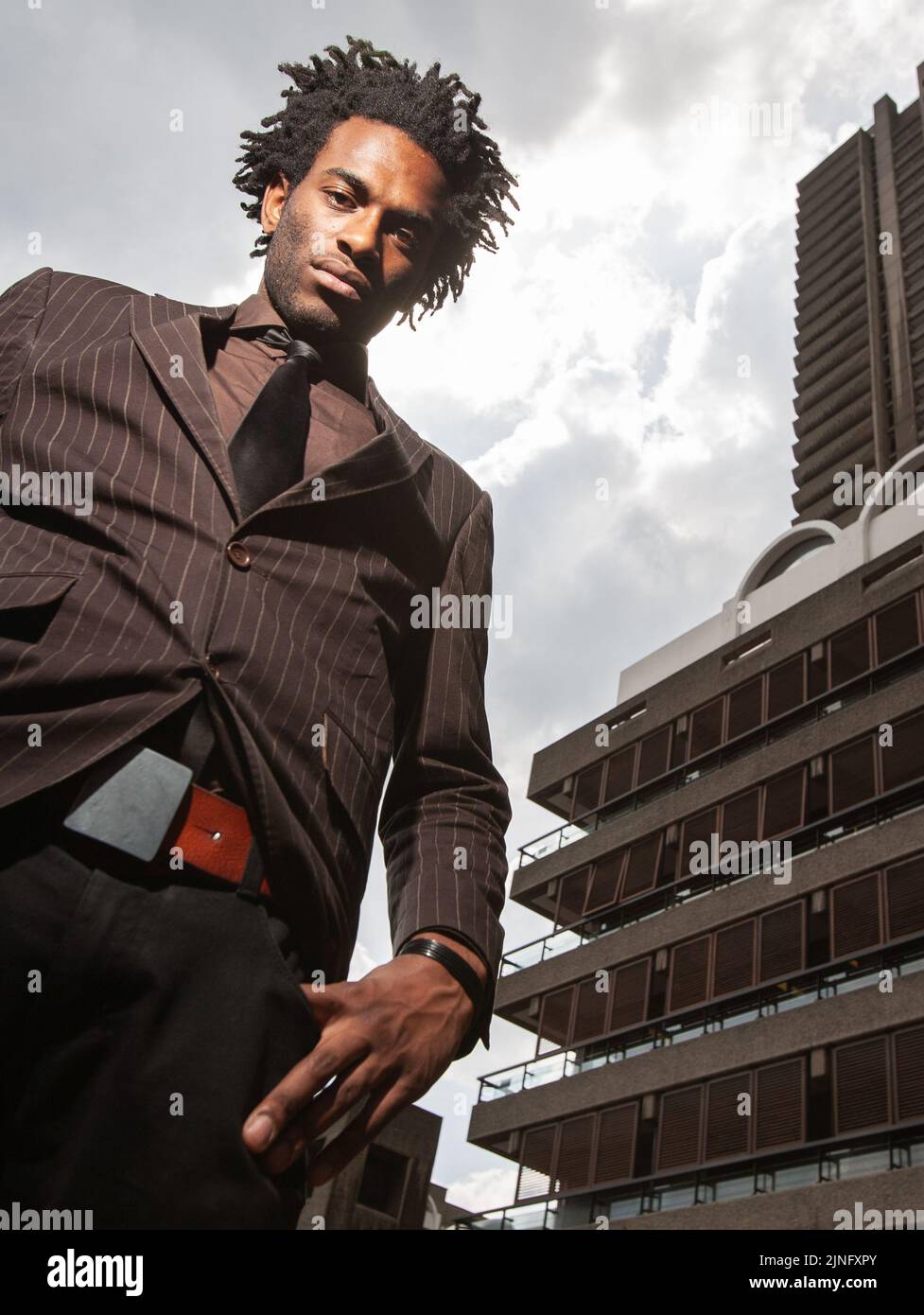 London Real Estate. A young professional London estate agent working ...