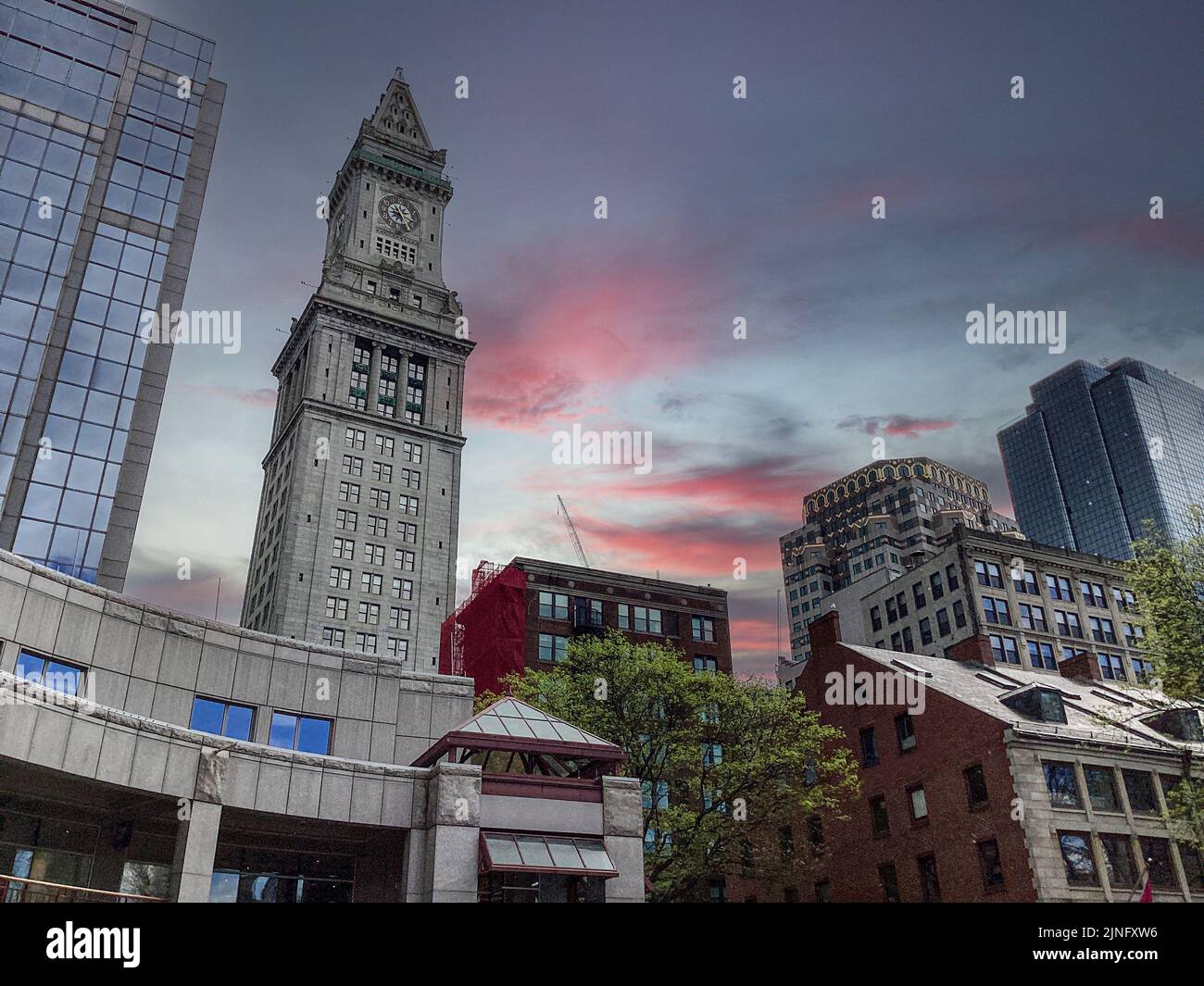 Quincy Market building and outdoor plaza, Boston, Massachusetts Stock ...